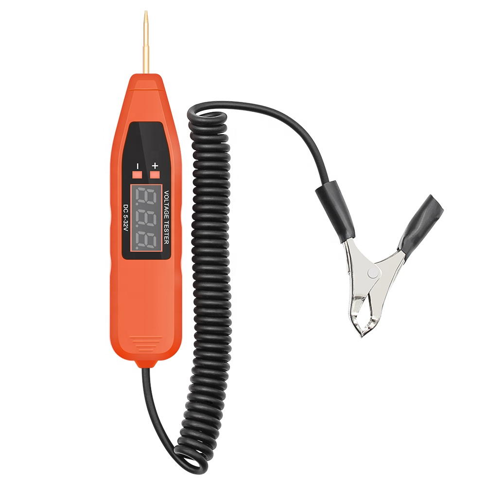 5-32V LCD Digital Electric Voltage Tester Pen Automotive Power Probe ...