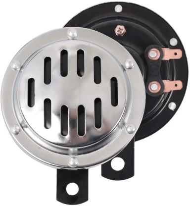 12V High Quality Universal Chrome Hooter - OBD Dynamics